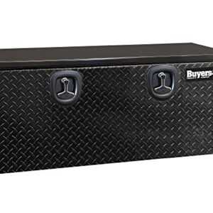 Buyers Products 1702510 Black Steel Underbody Truck Box with Aluminum Door, 18 x 18 x 48 Inch