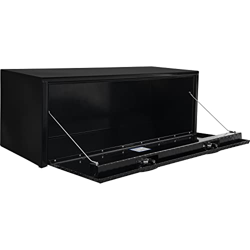 Buyers Products 1702510 Black Steel Underbody Truck Box with Aluminum Door, 18 x 18 x 48 Inch