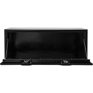 Buyers Products 1702510 Black Steel Underbody Truck Box with Aluminum Door, 18 x 18 x 48 Inch