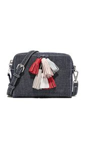 rebecca minkoff mini sofia crossbody, dark denim multi