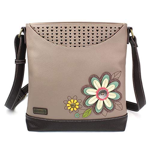 Sweet Daisy Messenger Tote Bag By Chala Handbags