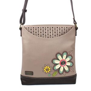 Sweet Daisy Messenger Tote Bag By Chala Handbags