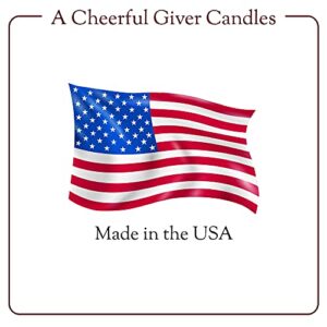 A Cheerful Giver — Farm House Memories - 34oz Papa Scented Candle Jar with Lid - Keepers of the Light - 155 Hours of Burn Time, Gift for Women, Red