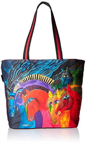 Laurel Burch `Wild Horses of Fire` Shoulder Tote, Multicolor, Large