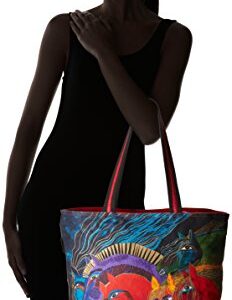 Laurel Burch `Wild Horses of Fire` Shoulder Tote, Multicolor, Large