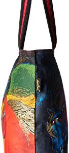 Laurel Burch `Wild Horses of Fire` Shoulder Tote, Multicolor, Large