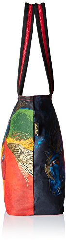 Laurel Burch `Wild Horses of Fire` Shoulder Tote, Multicolor, Large