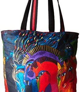 Laurel Burch `Wild Horses of Fire` Shoulder Tote, Multicolor, Large