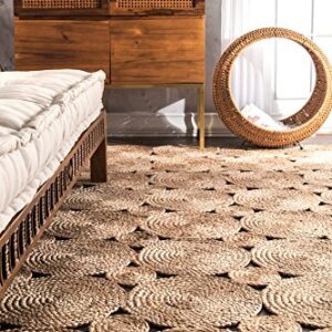 NuLOOM Hand Woven Drusilla Area Rug, 3' x 5', Natural