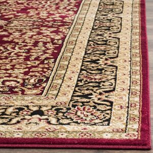 SAFAVIEH Lyndhurst Collection 10' x 14' Red / Black LNH214A Traditional Oriental Non-Shedding Living Room Bedroom Dining Home Office Area Rug