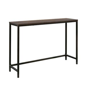 sauder north avenue sofa table, smoked oak finish