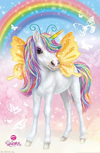 Trends International Animal Club - Unicorn Wall Poster, 22.375" x 34", Unframed Version