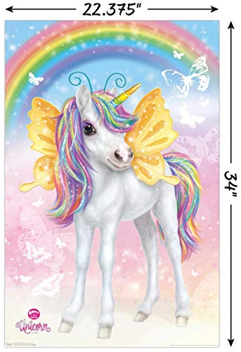 Trends International Animal Club - Unicorn Wall Poster, 22.375" x 34", Unframed Version