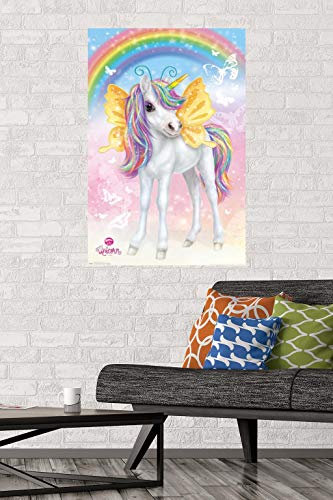 Trends International Animal Club - Unicorn Wall Poster, 22.375" x 34", Unframed Version