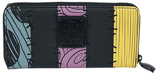 Loungefly x Nightmare Before Christmas Sally Cosplay Zip-Around Faux Leather Wallet (Multicolored, One Size)