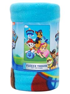 northwest the company paw patrol throw blanket, 46 inch x 60 inch, multicolor