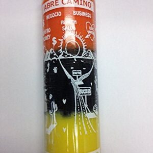 Road Opener (Abre Camino) 3 Color Candle in Glass - Silkscreen