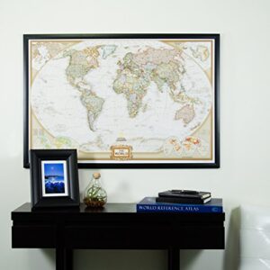 Craig Frames Wayfarer, Executive World Push Pin Travel Map