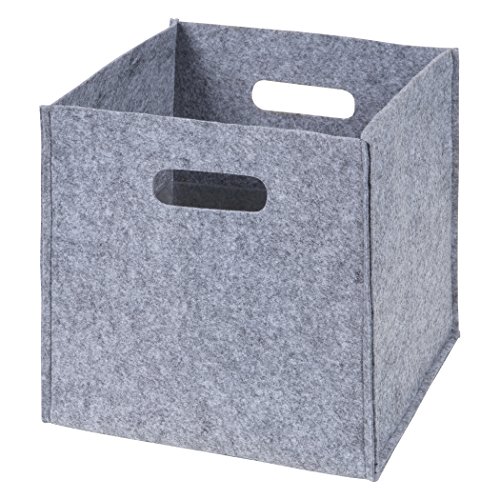 Sammy & Lou Felt Storage Cube, Gray