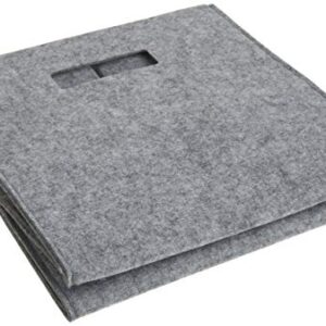 Sammy & Lou Felt Storage Cube, Gray