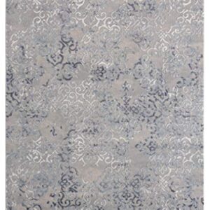 United Weavers Cascades Marblemount Blue Classic Accent Rug 1'11" x 3'