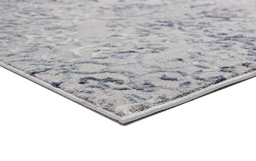 United Weavers Cascades Marblemount Blue Classic Accent Rug 1'11" x 3'