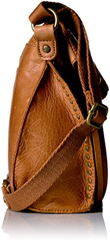 The Sak Women's Silverlake Leather Crossbody, Tobacco Floral Embossed