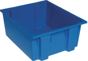 quantum storage systems snt225bl storage bin, blue