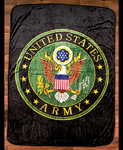 The Lakeside Collection 60x80 Plush Military Throws-Army