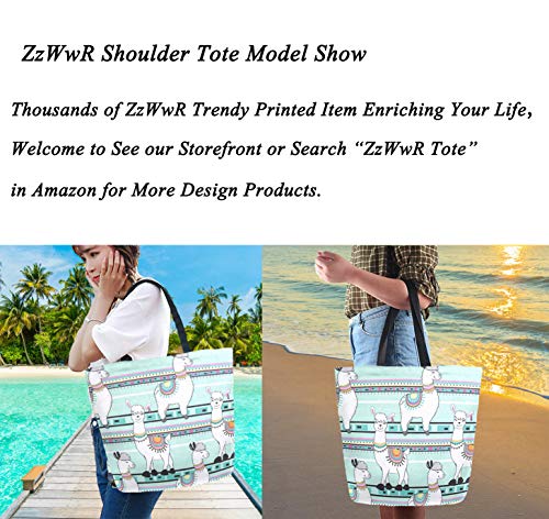 ZzWwR Chic Music Stave Notes Extra Large Canvas Shoulder Tote Top Handle Bag for Gym Beach Travel Shopping,Black White