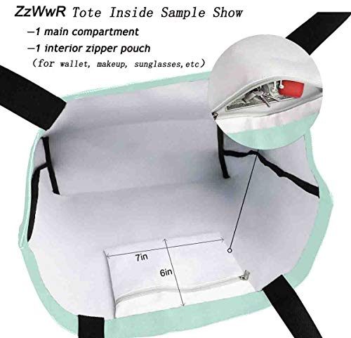 ZzWwR Chic Music Stave Notes Extra Large Canvas Shoulder Tote Top Handle Bag for Gym Beach Travel Shopping,Black White