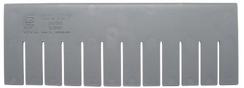 Quantum Storage Systems DL92060 Long Divider for Dividable Grid Container DG92060, Gray, 6-Pack