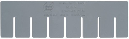 Quantum Storage Systems DL91035/DS92035 Short Divider for The DG92035 or Long Divider for The DG91035, Gray, 6-Pack