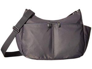 baggallini womens baggallini west village hobo, smoke, one size us