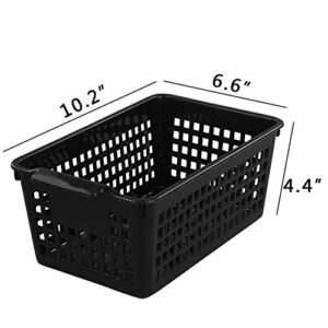 Utiao Plastic Storage Baskets, Organizer Basket, 3 Packs