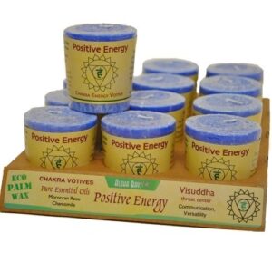 aloha bay chakra votive candle, positive energy