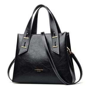 cow leather purse and handbag for women crossbody tote bag, ladies satchel shoulder bag with handle purses