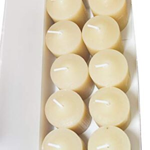 Enlightened Ambience Patchouli Pine Scented Ivory Votive Candles 10 Pack