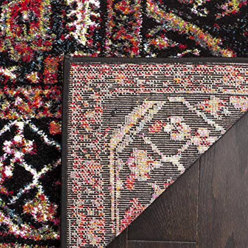 SAFAVIEH Vintage Hamadan Collection 2'3" x 18' Red / Multi VTH215A Oriental Traditional Persian Non-Shedding Living Room Bedroom Runner Rug