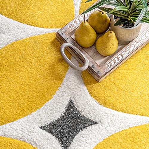 nuLOOM Gabriela Contemporary Area Rug, 7' 6" x 9' 6", Sunflower