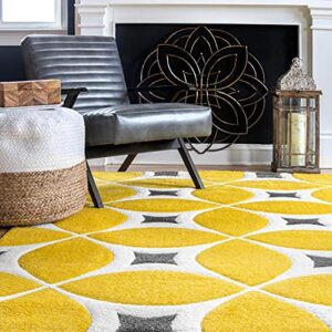 nuLOOM Gabriela Contemporary Area Rug, 7' 6" x 9' 6", Sunflower