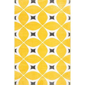 nuLOOM Gabriela Contemporary Area Rug, 7' 6" x 9' 6", Sunflower