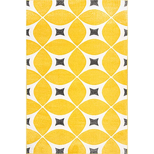 nuLOOM Gabriela Contemporary Area Rug, 7' 6" x 9' 6", Sunflower