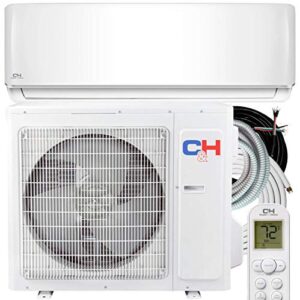 cooper & hunter 30,000 btu mini split ac/heating system sophia series, 18 seer, 208/230v with 25ft installation kit