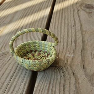 Sweetgrass Mini One Handle Basket