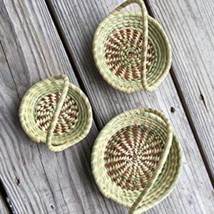 Sweetgrass Mini One Handle Basket