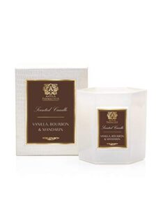 antica farmacista scented candle, vanilla, bourbon & mandarin, 9 ounce