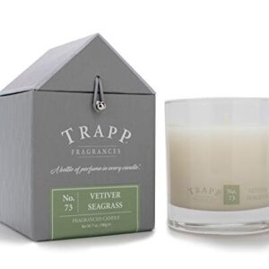 Trapp 7oz Signature Home Collection Poured Scented Candle - No. 73 Vetiver Seagrass