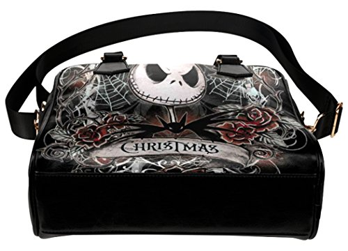 Women Shoulder Handbag Crossbody Bags with The Nigntmare Before Christamas Jack Pattern