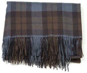 the celtic croft outlander blanket premium lambswool tartan